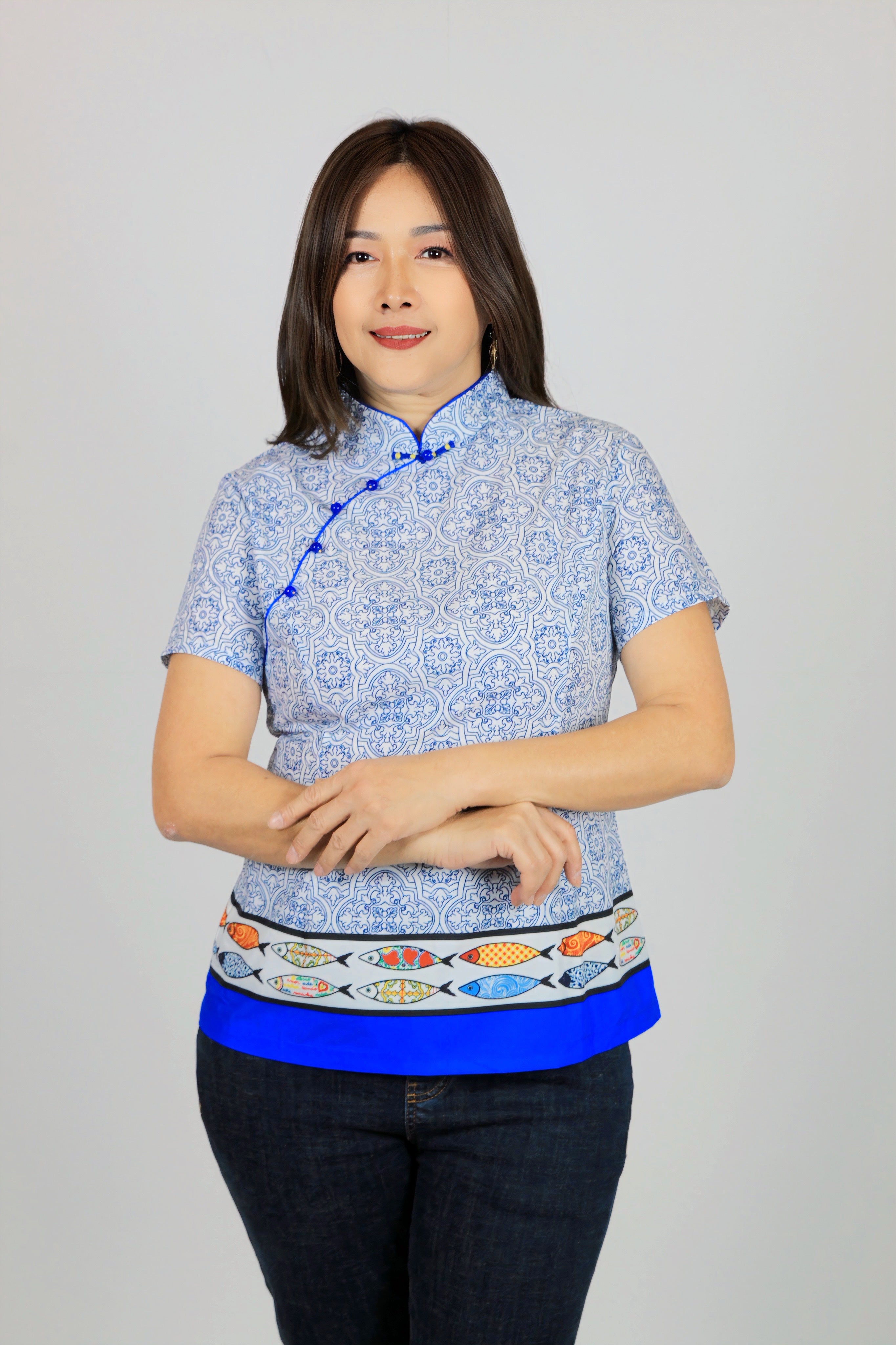 Willow Prosper Oriental Top – Rose of Sharon Singapore