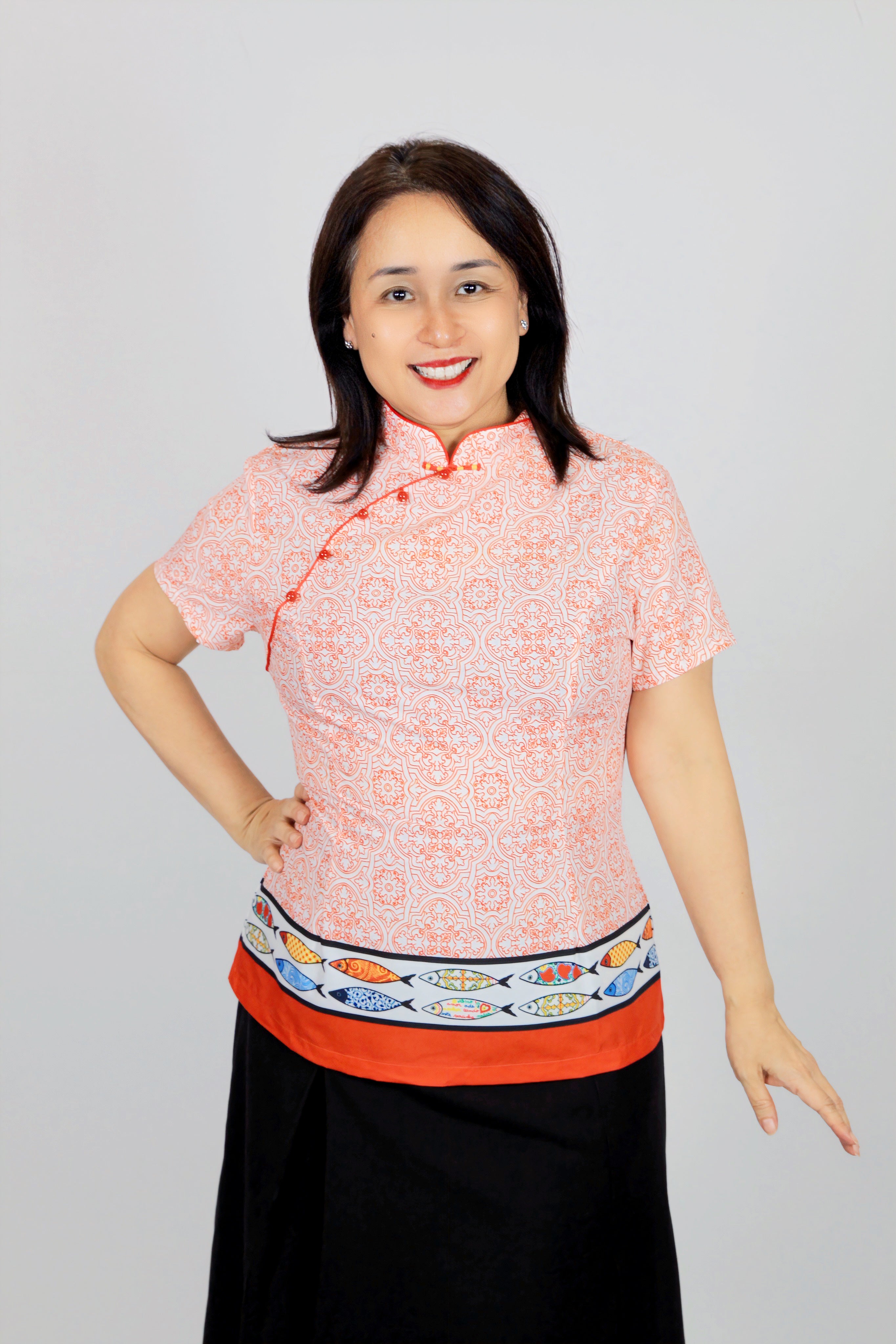 Willow Prosper Oriental Top – Rose of Sharon Singapore