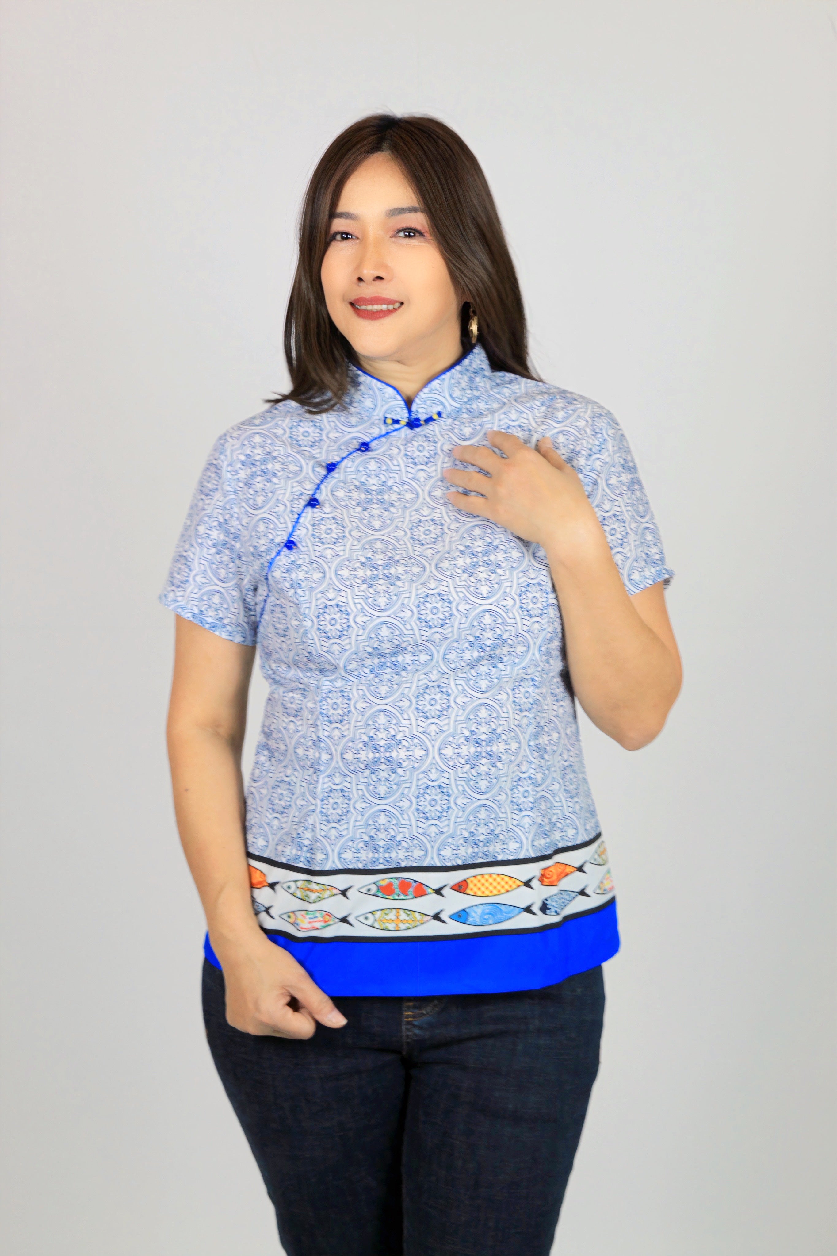 Willow Prosper Oriental Top – Rose of Sharon Singapore