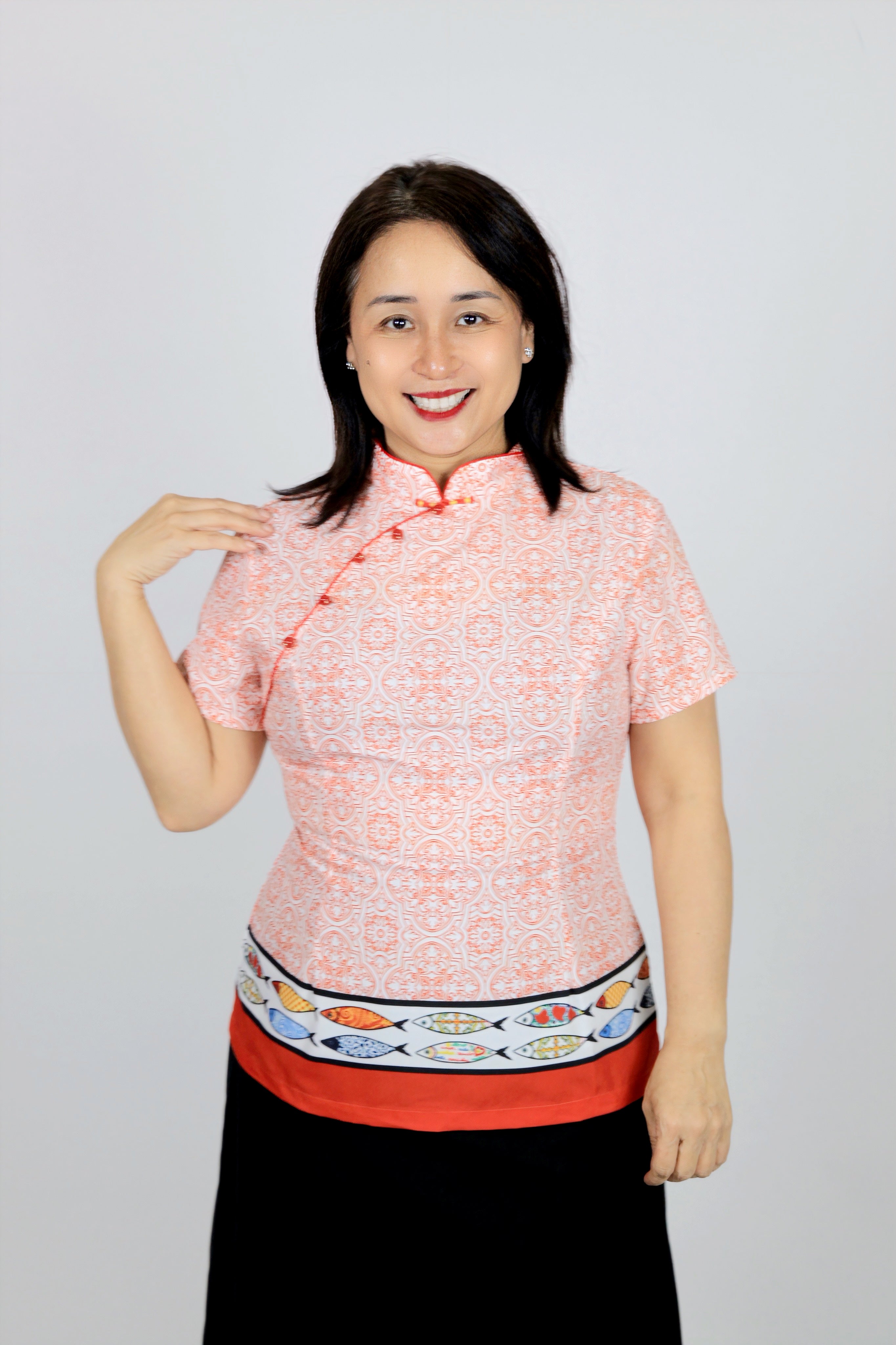 Willow Prosper Oriental Top – Rose of Sharon Singapore